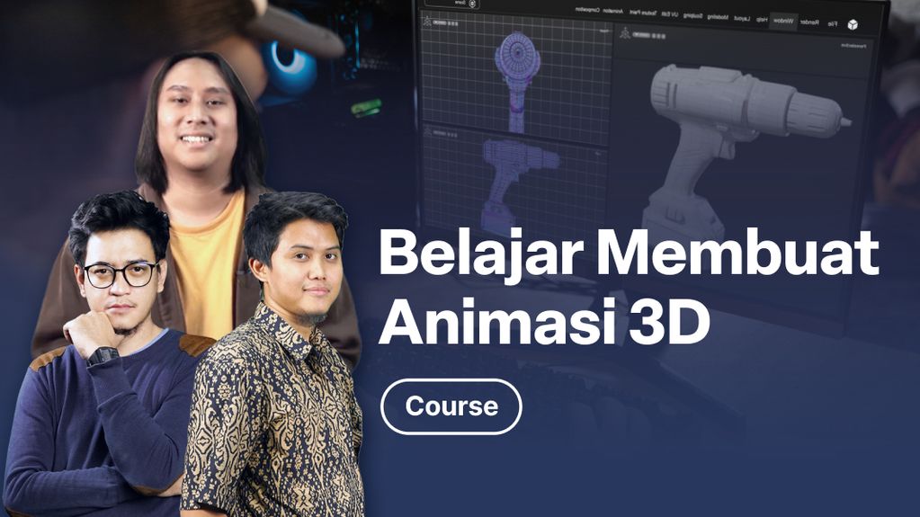 Kelas Membuat Motion & Animasi 3D bagi Calon Animator