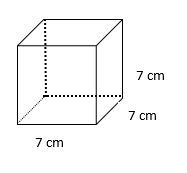 Hitunglah volume kubus di bawah ini!