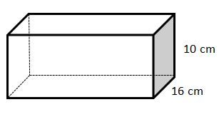 Perhatikan gambar berikut! Volume balok diat...