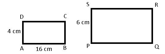 Diberikan dua buah persegipanjang ABCD dan persegi...