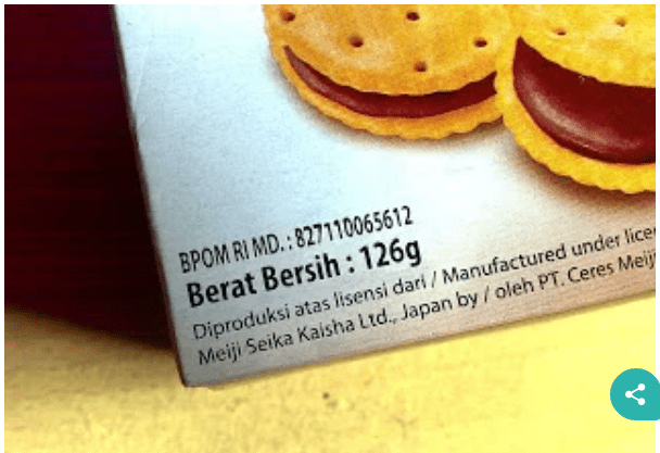 Perhatikan gambar berikut! Jika berat snack ...