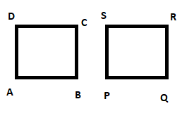Segiempat ABCD sebangun dengan segiempat PQRS. Jik...