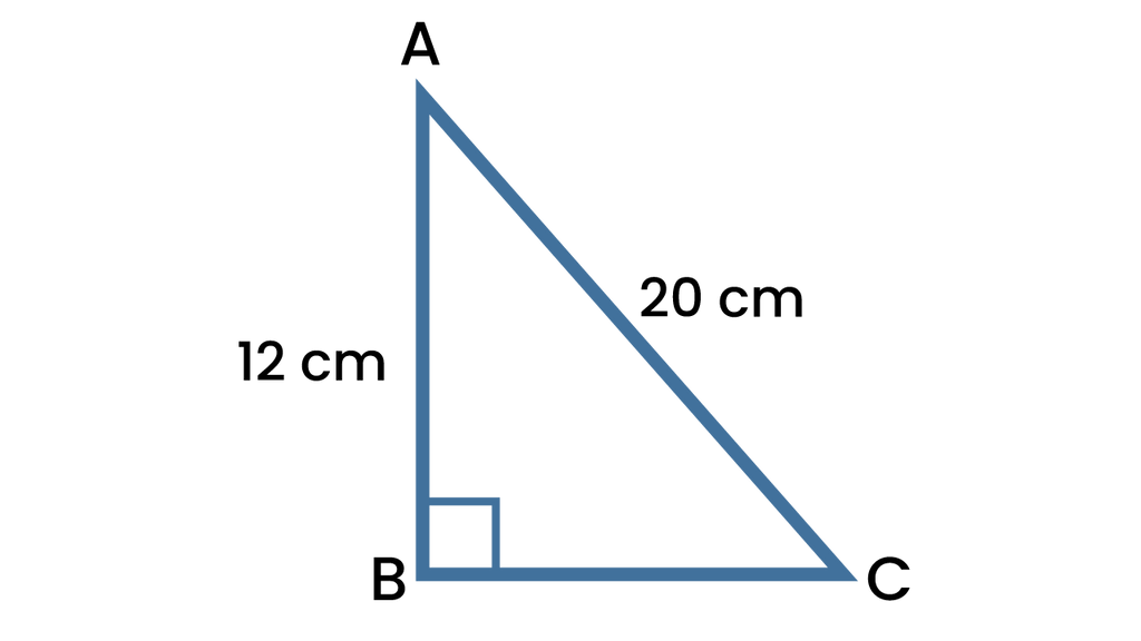 Sebuah segitiga ABC siku-siku di B, di mana AB = 1...
