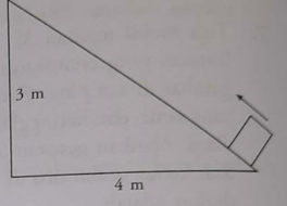 Balok 20 N terletak di dasar bidang miring yang li...