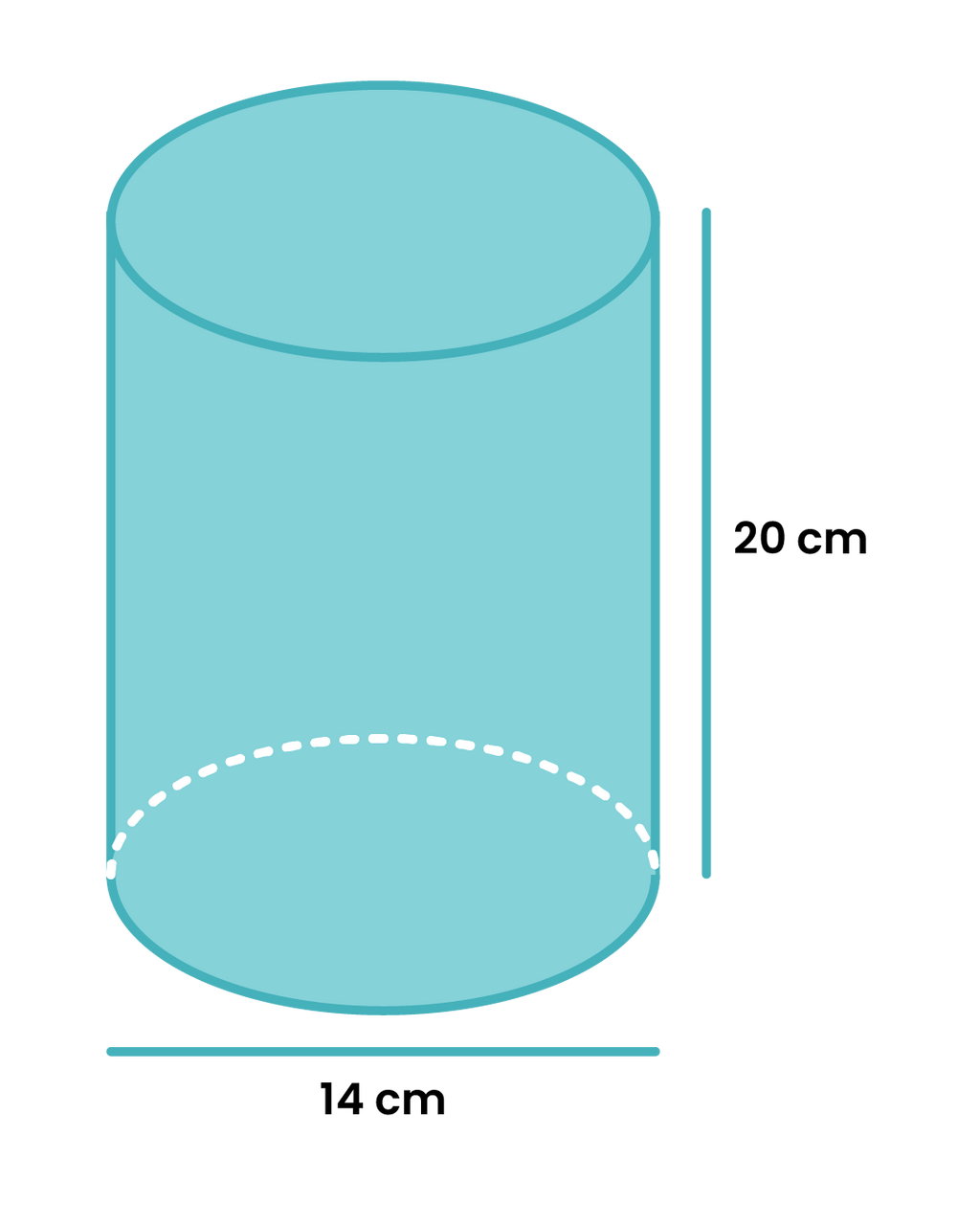 Perhatikan gambar berikut! Volume bangun...