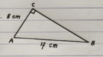 Pada gambar diatas tentukan nilai BC!